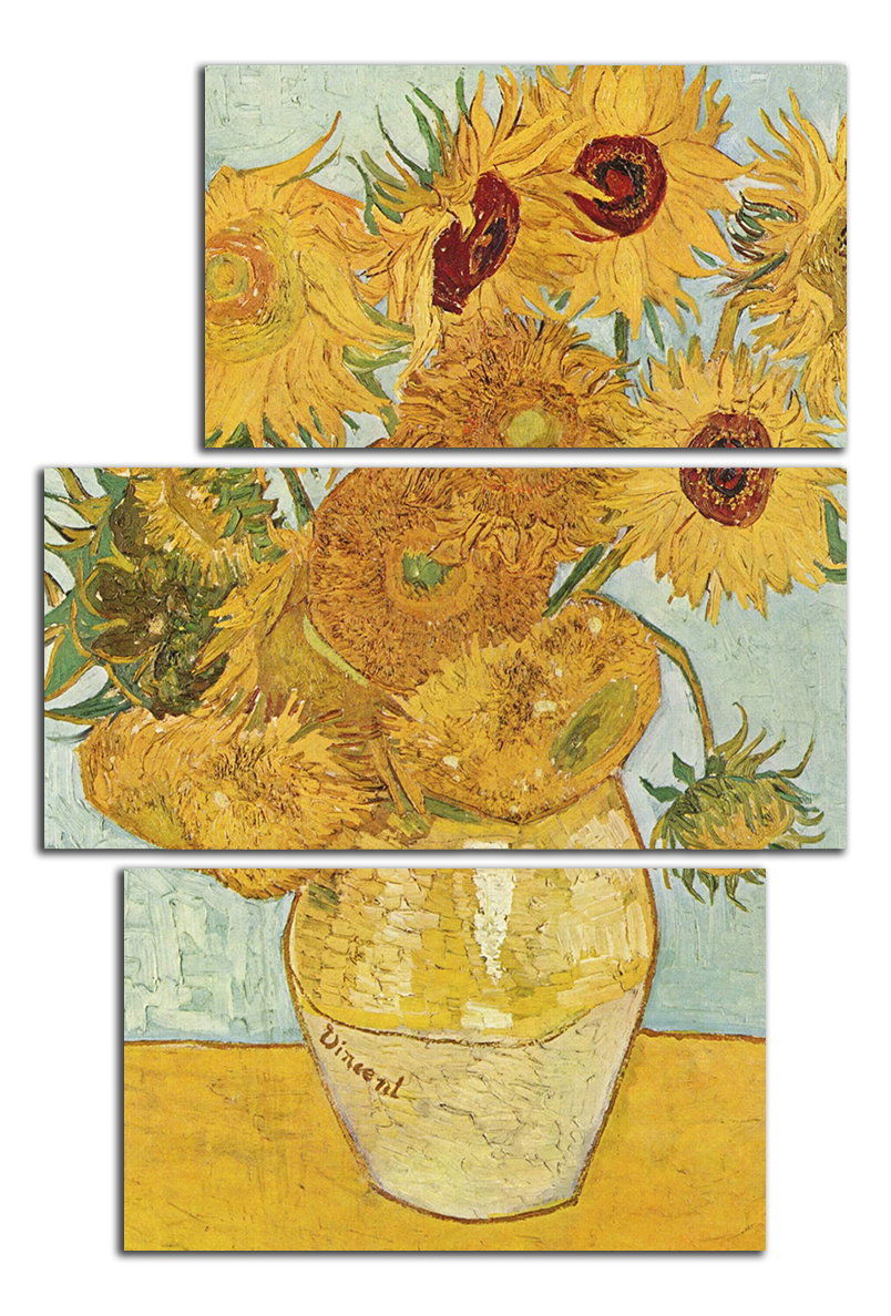 Obdĺžnikový obraz Slnečnice Van Gogh | Colorika.sk
